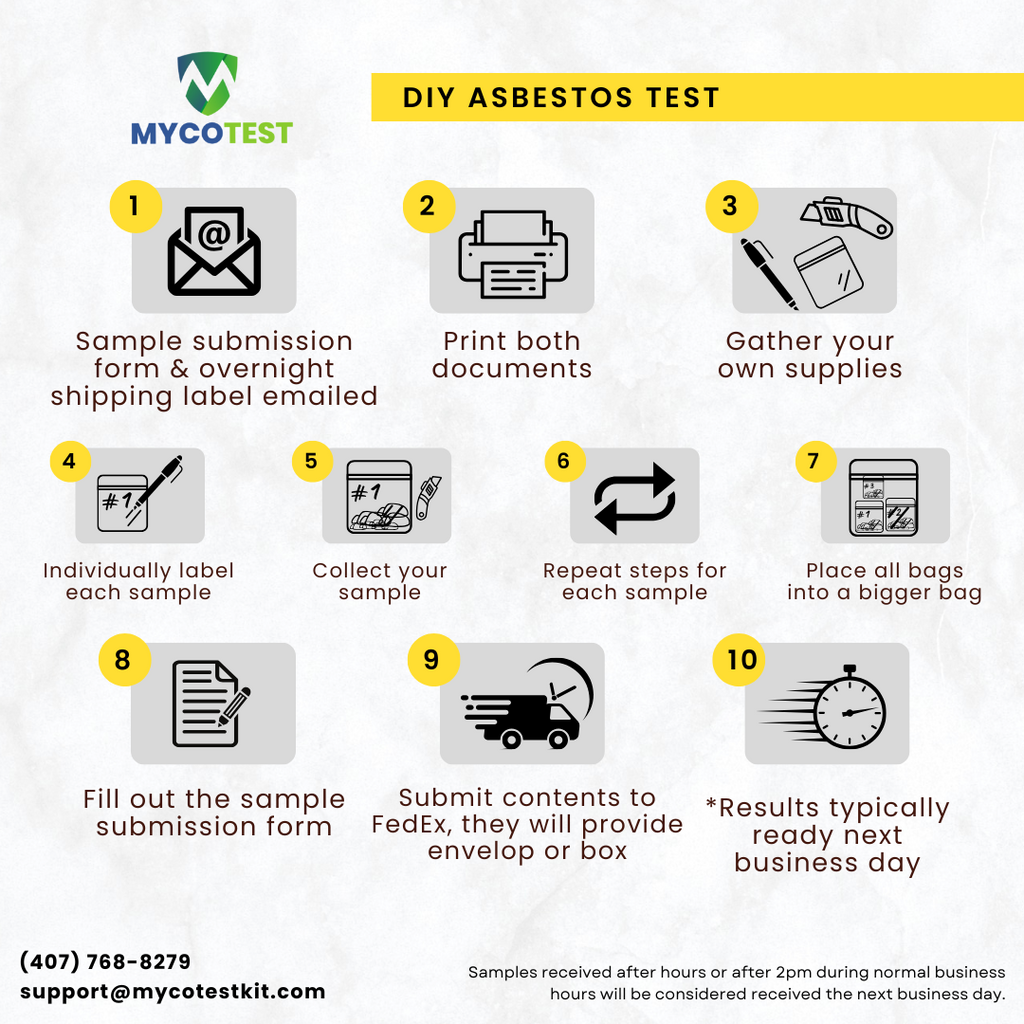 DIY Asbestos Test – Bulk Sampling for Accurate Results | MycoTest